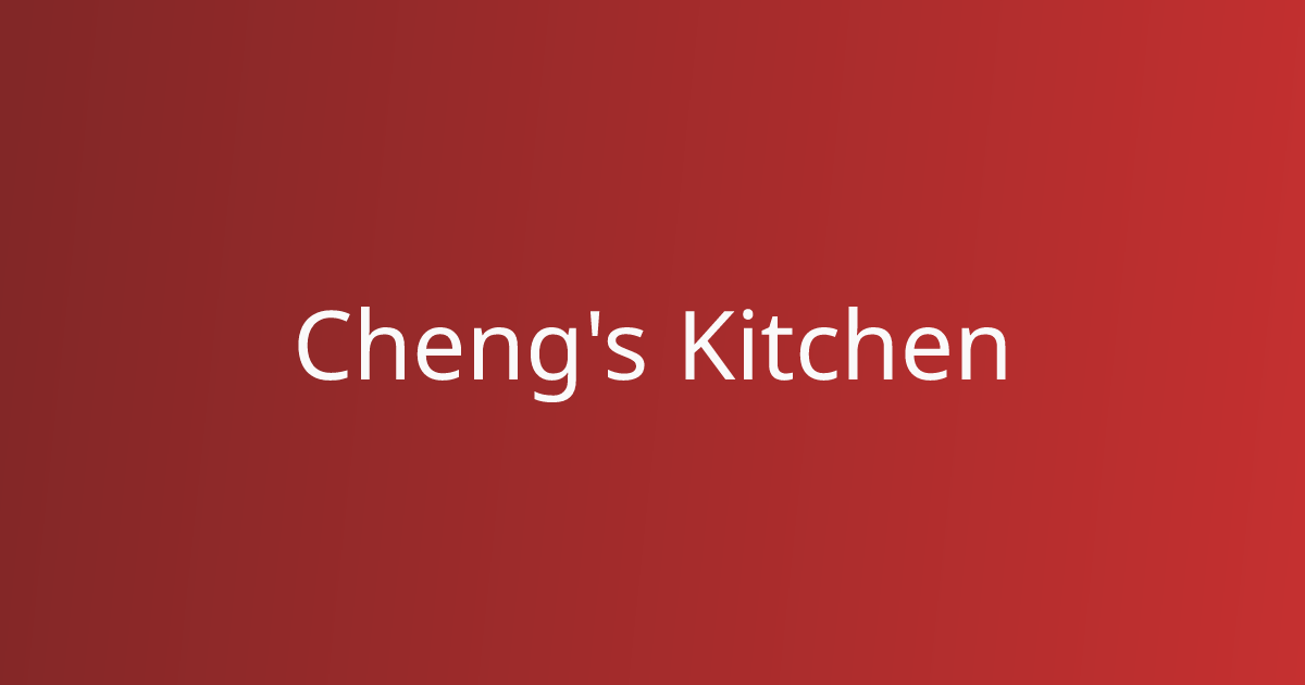 Best Chinese in Alpha, NJ | Cheng's Kitchen | Order Online